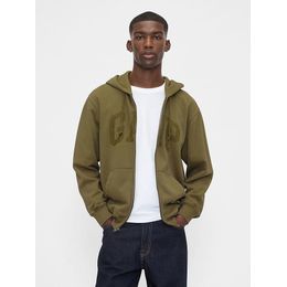 GAP Sweatjacke in Oliv - 49% | Gr&ouml;&szlig;e XL | Herren-sweatshirts-jacken