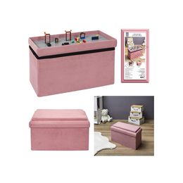 The Home Deco Kids Sitztruhe in Rosa - (B)52 x (H)30 x (T)27 cm - 31% | Sitzmoebel