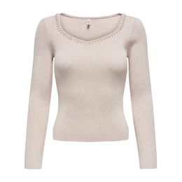 Only Pullover in Beige - 40% | Gr&ouml;&szlig;e M | Damen-pullover-cardigans