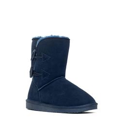 NICEBAY Leder-Winterboots "Branch" in Dunkelblau - 72% | Gr&ouml;&szlig;e 41 | Damen-stiefel