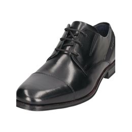 Bugatti Leder-Schn&uuml;rschuhe in Schwarz - 53% | Gr&ouml;&szlig;e 42 | Herren-schnuerschuhe
