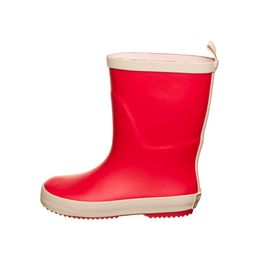 POM POM Gummistiefel "Solid" in Rot/ Beige - 49% | Gr&ouml;&szlig;e 32 | Kinder-outdoor-sport-schuhe