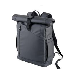 Troika Rolltop-Rucksack in Grau - (B)33 x (H)53 x (T)11 cm - 23% | Damen-taschen