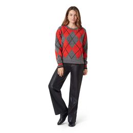 Scotch & Soda Scotch & Soda Pullover in Rot/ Grau - 65% | Gr&ouml;&szlig;e S | Damen-pullover-cardigans