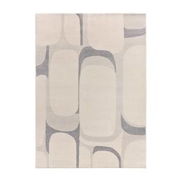 Atticgo Kurzflor-Teppich "Porto" in Creme/ Grau - 61% | Gr&ouml;&szlig;e 160x230 cm |