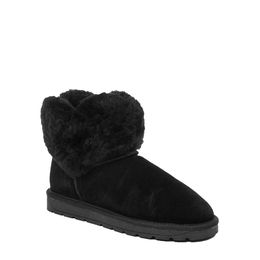 NICEBAY Leder-Winterboots "Freya" in Schwarz - 75% | Gr&ouml;&szlig;e 39 | Damen-stiefel