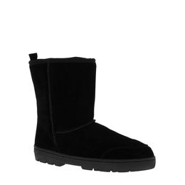 NICEBAY Leder-Boots "Brook" in Schwarz - 69% | Gr&ouml;&szlig;e 43 | Damen-stiefel