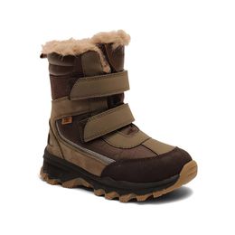 bisgaard Leder-Winterboots in Khaki - 48% | Gr&ouml;&szlig;e 38 | Kinderstiefel