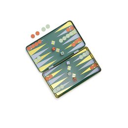 Gentleman's Hardware Gentlemen's Hardware Brettspiel "Backgammon" in Gr&uuml;n - 33% | Gesellschaftsspiele