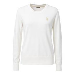 U.S. Polo Assn. Pullover in Wei&szlig; - 52% | Gr&ouml;&szlig;e XL | Damen-pullover-cardigans
