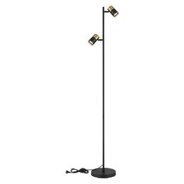 Globo lighting LED-Standleuchte in Schwarz/ Kupfer - (H)154 cm - 46% | Stehleuchten