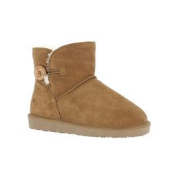 Gooce Leder-Winterboots "Crestone" in Hellbraun - 52% | Gr&ouml;&szlig;e 41 | Damen-stiefel