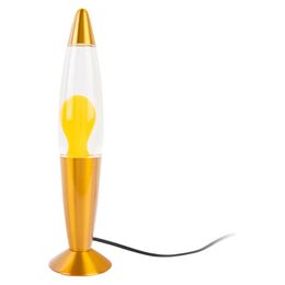 Leitmotiv Lavalampe "Rocket" in Gelb/ Gold - (H)41,4 x &Oslash; 10,8 cm - 14% | Lichterketten-dekobeleuchtung