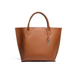 CXL by Christian Lacroix Leder-Henkeltasche "George V" in Hellbraun - (B)32 x (H)45 x (T)11 cm - 76% | Damen-taschen