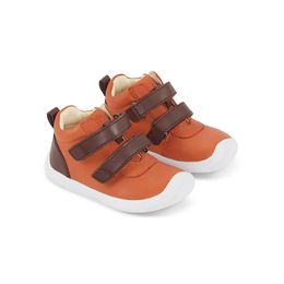 Bundgaard Leder-Sneakers "The Walk Strap Sporty" in Orange - 46% | Gr&ouml;&szlig;e 22 | Babysneakers