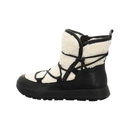 Think! Leder-Winterstiefel in Wei&szlig;/ Schwarz - 63% | Gr&ouml;&szlig;e 38,5 | Damen-stiefel