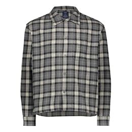 GAP Hemd in Grau/ Hellgelb - 71% | Gr&ouml;&szlig;e XS | Herren-plussize