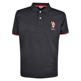 U.S. Polo Assn. Poloshirt in Schwarz - 49% | Gr&ouml;&szlig;e M | Herren-plussize