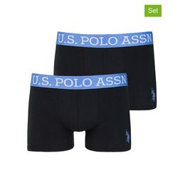 U.S. Polo Assn. 2er-Set: Boxershorts in Schwarz - 59% | Gr&ouml;&szlig;e L | Herren-waesche