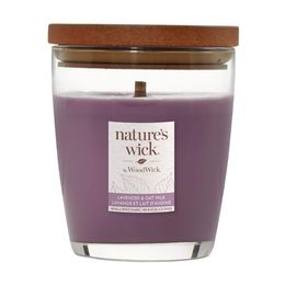 Nature's Wick by WoodWick Duftkerze "Lavender & Oat Milk" - 284 g - 24% | Kerzen-vasen