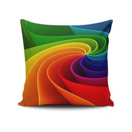 ABERTO DESIGN Kissen in Bunt - 65% | Gr&ouml;&szlig;e 43x43 cm | Dekokissen