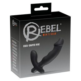 Rebel Vibrator "Rebel - Cock-shaped" in Schwarz - (L)15 cm - 59% | Damen-lovetoys-und-mehr