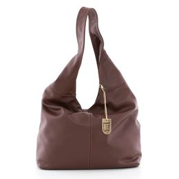 Lucca Baldi Leder-Schultertasche "Barga" in Braun - (B)33 x (H)32 x (T)16 cm - 74% | Damen-taschen