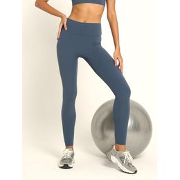 Onamaste Trainingsleggings "Suzanna" in Blau - 50% | Gr&ouml;&szlig;e L/XL | Damen-sporthosen