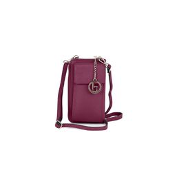 Lia Biassoni Leder-Handytasche "Cerca" in Lila - (B)11 x (H)19 x (T)4 cm - 67% | Damen-handytaschen