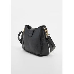 Christian Laurier Leder-Umh&auml;ngetasche "Jenna" in Schwarz - (B)27 x (H)19 x (T)8 cm - 78% | Damen-taschen