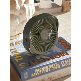 PRINTWORKS Mini-Ventilator ''Fantastic'' in Blau/ Grau - (B)20 x (H)20 x (T)6,6 cm - 44% | Klima-haushalt