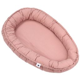 Julius Z&ouml;llner Julius Z&ouml;llner Kuschelnest Musselin, Altrosa, 55x10x80 cm, Schlafen, Babybett-Ausstattung, Babynestchen, Kuschelnest f&uuml;r Babys