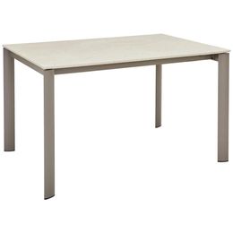 Connubia Esstisch, Greige, Graubraun, Metall, Holzwerkstoff, rechteckig, eckig, 90x76x130-180 cm, ausziehbar, Esszimmer, Tische, Esstische, Esstische ausziehbar