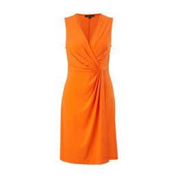 comma, COMMA Kleid Damen Gr&ouml;&szlig;e 40 orange Winterkleid
