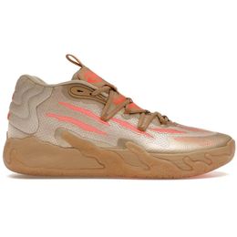 Puma Low-Top Sneaker - Puma LaMelo Ball MB.03 Chinese New Year - Gr. 48,5 (EU) - in Gold - f&uuml;r Damen