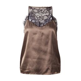 Pieces Top 'JAHARA' Damen Gr&ouml;&szlig;e XS cappuccino / schwarz