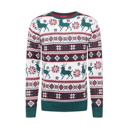 LINDBERGH Sweater 'Christmas' male White size L