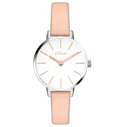s.Oliver Analog Watch female Pink size One Size