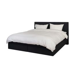 M&ouml;bel Kraft Boxspringbett 160x200 in dunkelgrau - grau - Materialmix - 160 cm - 105 cm - M&ouml;bel Kraft