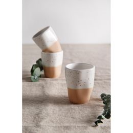 my home Espressotasse &raquo;Espressobecher, modernes Geschirr-Set Bruddesta, 4er Set&laquo; hohe Haltbarkeit, sp&uuml;lmaschinengeeignet & mikrowellengeeignet, 80 ml 