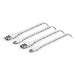 Belkin USB-Kabel &raquo;BoostCharge USB-A zu USB-C PVC-Kabel 1m&laquo; USB Typ A USB Typ C 100 cm wei&szlig; Es ist USB-IF-zertifiziert und entspricht allen elektrischen, 