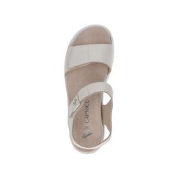 Caprice Sandale Damen Gr&ouml;&szlig;e 36 beige / creme / wei&szlig;
