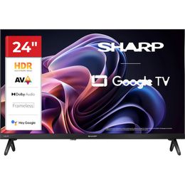 Sharp LED-Fernseher &raquo;1T-C24HFx&laquo; 60 cm/24 &prime;&prime; HD ready Smart-TV HD Tuner DVB-T/T2/C/S/S2 (MPEG4 + 10-bit HEVC/H.265)