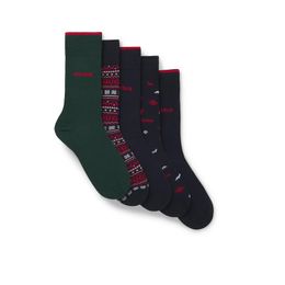 Hugo Underwear Herren HUGO Underwear Socken &raquo;5Pack GIFT XMAS&laquo; 5 Paar tlg. zum verschenken, elastischer Bund 40-46