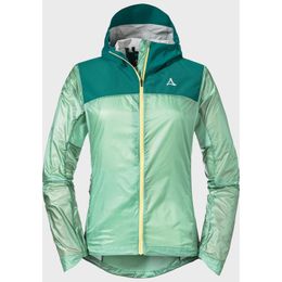 Sch&ouml;ffel SCH&Ouml;FFEL Outdoorjacke &raquo;Hybrid Jkt Flow Trail L&laquo; mit Kapuze 6055 - gr&uuml;n 42 Extrem leicht dank Pertex Quantum