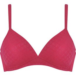 Naturana Damen B&uuml;gelloser BH &raquo;Soft Cup&laquo; 1 verstellbare Tr&auml;ger, bequem, elastisch, feminin, keine B&uuml;gel lila 80, Cup C
