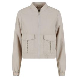 Urban Classics Damen Urban Classics Windbreaker &raquo; Ladies Short Crinkle Jacket&laquo; 1 Stk. tlg. mit Kapuze L
