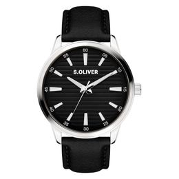 s.Oliver Analog Watch male Black size One Size