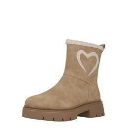 Marco Tozzi Stiefelette Damen Gr&ouml;&szlig;e 41 camel / wollwei&szlig; Winterschuhe