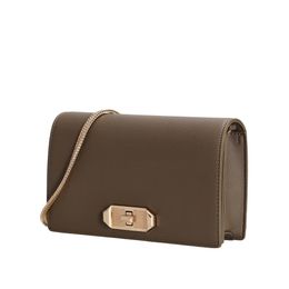 Seidenfelt Eiby - Clutch 21 cm (black) in khaki green | Gr.: onesize